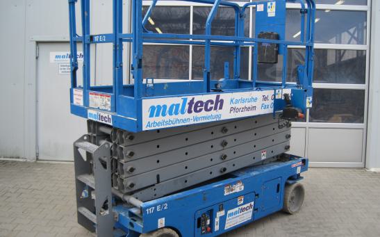 maltech Arbeitsbühnen Vermietung in Pforzheim & Karlsruhe - Scheren-Arbeitsbühnen